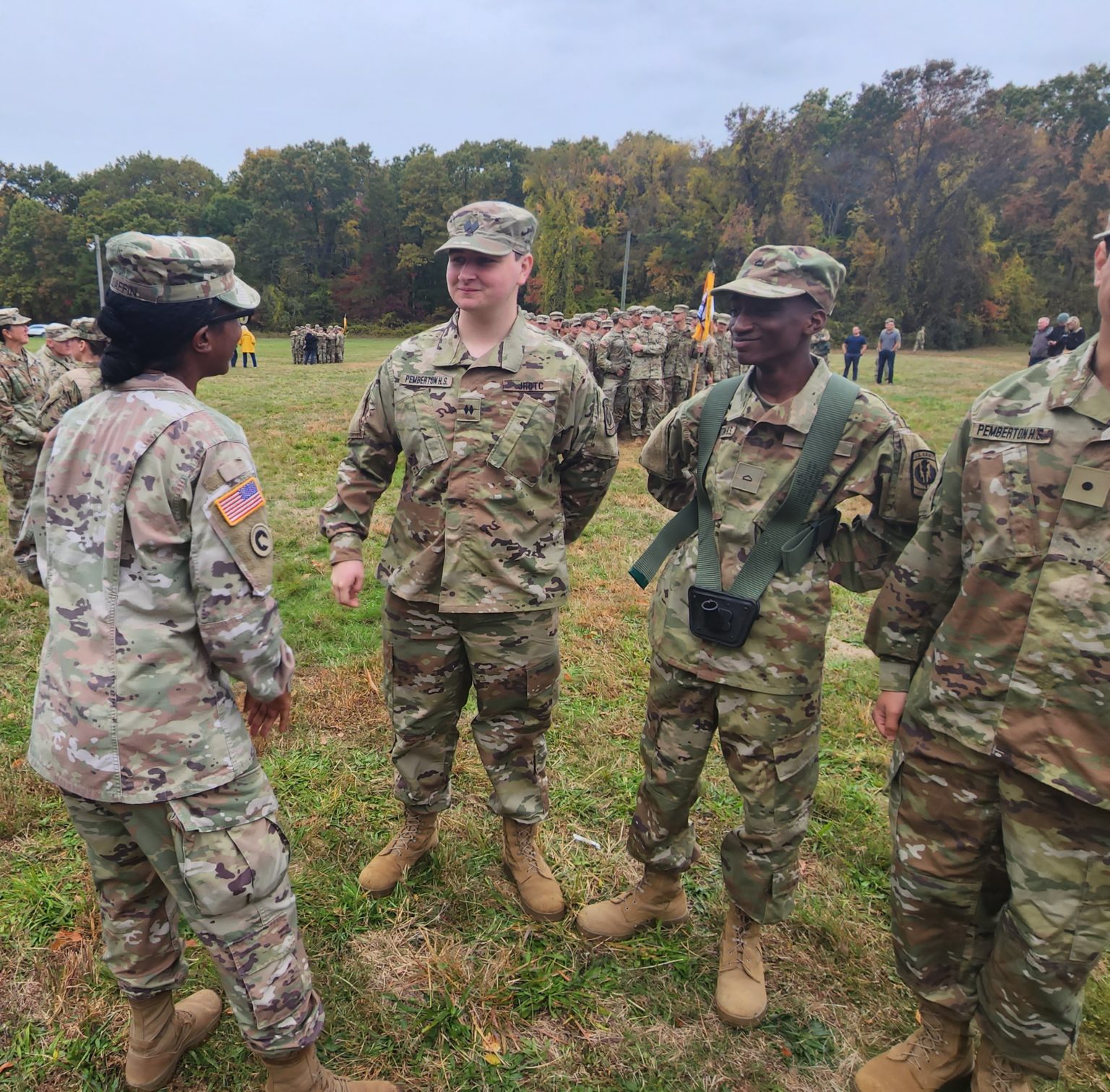 Pemberton High School JROTC Color Guard Post Colors at 2nd Brigade ...