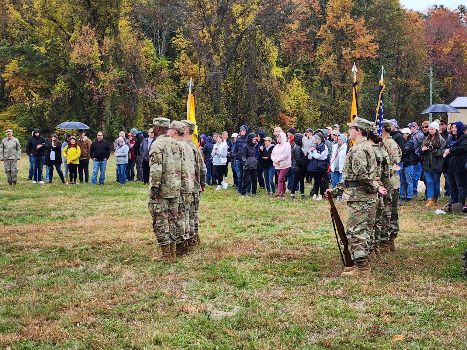 Pemberton High School JROTC Color Guard Post Colors at 2nd Brigade ...