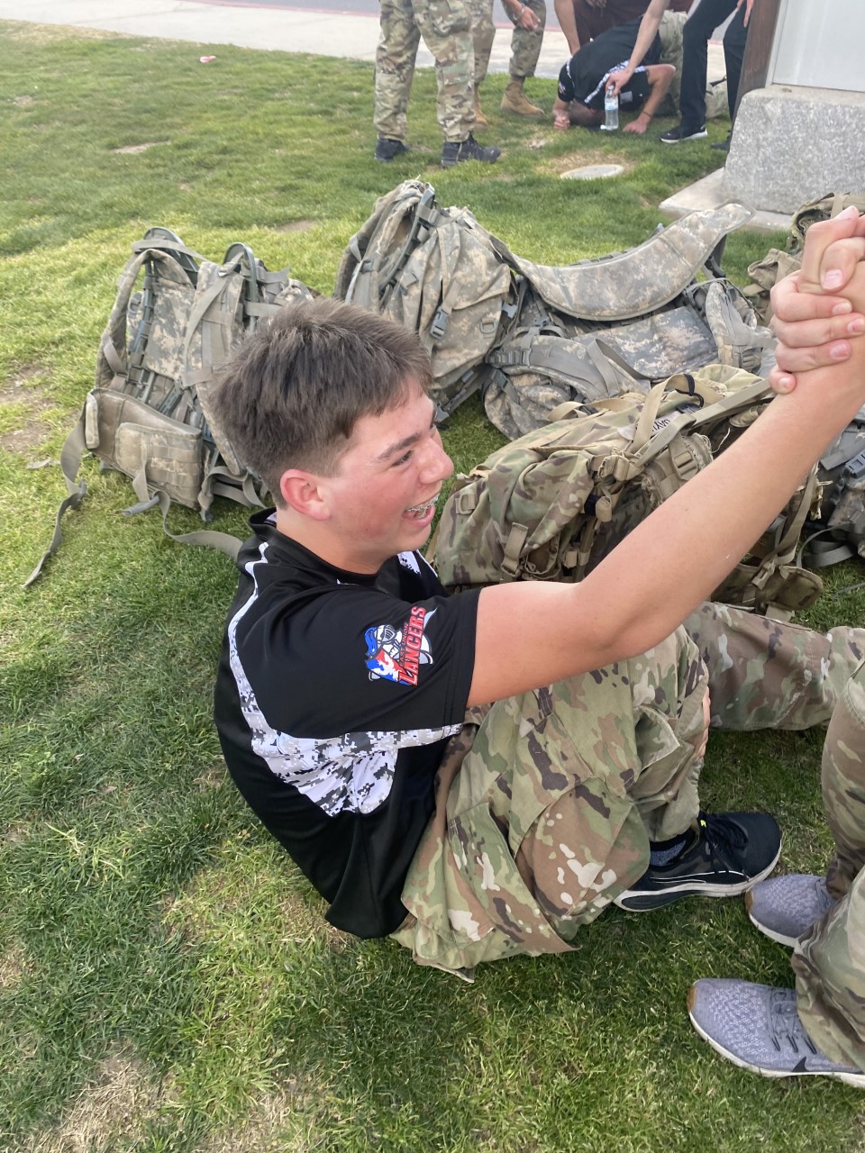 Photos of the East Union Army JROTC Raider team competing at the 2023 ...