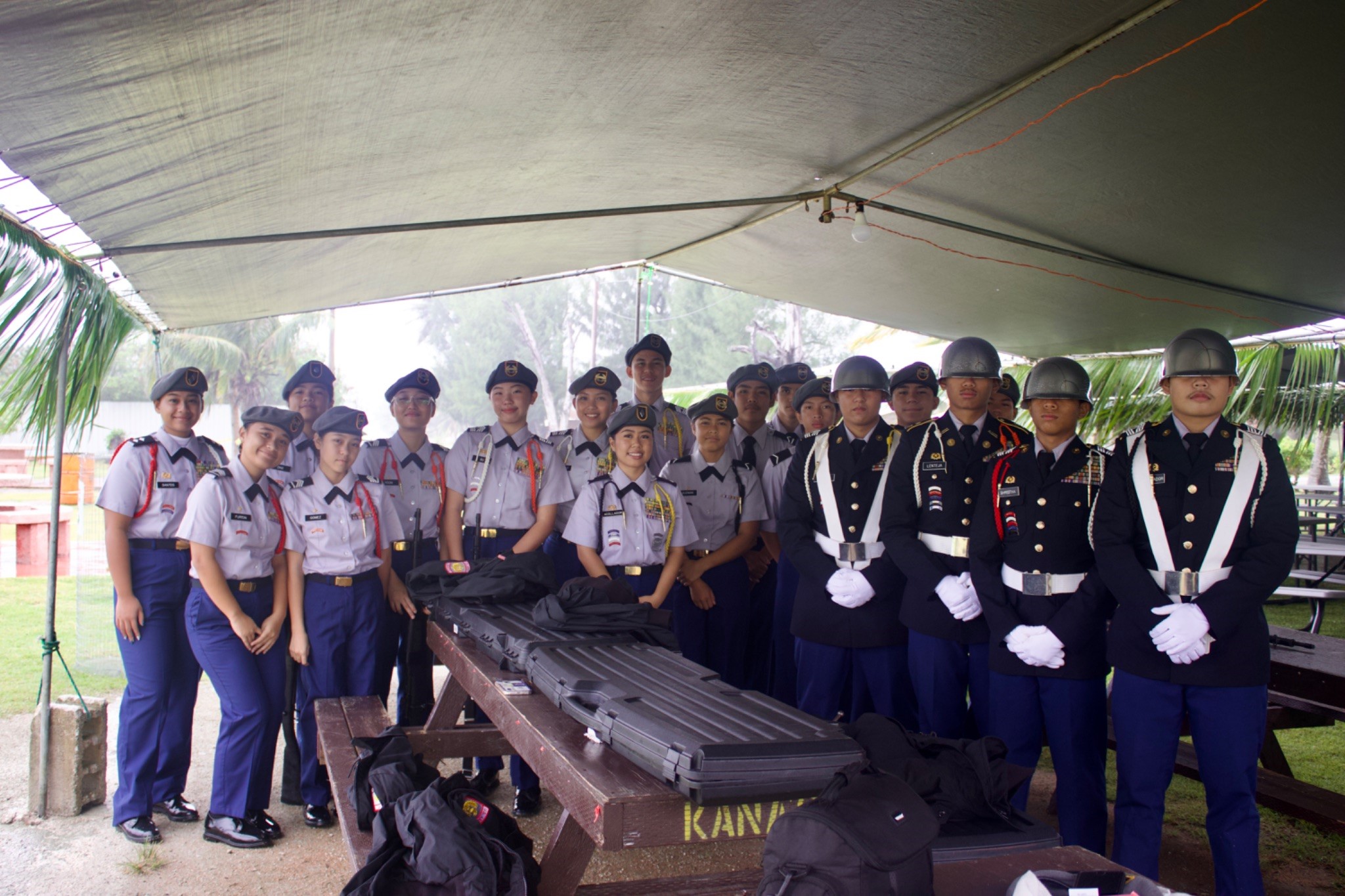 Tinian Army JROTC Stallion Battalion takes part at the 2022 Inaugural ...