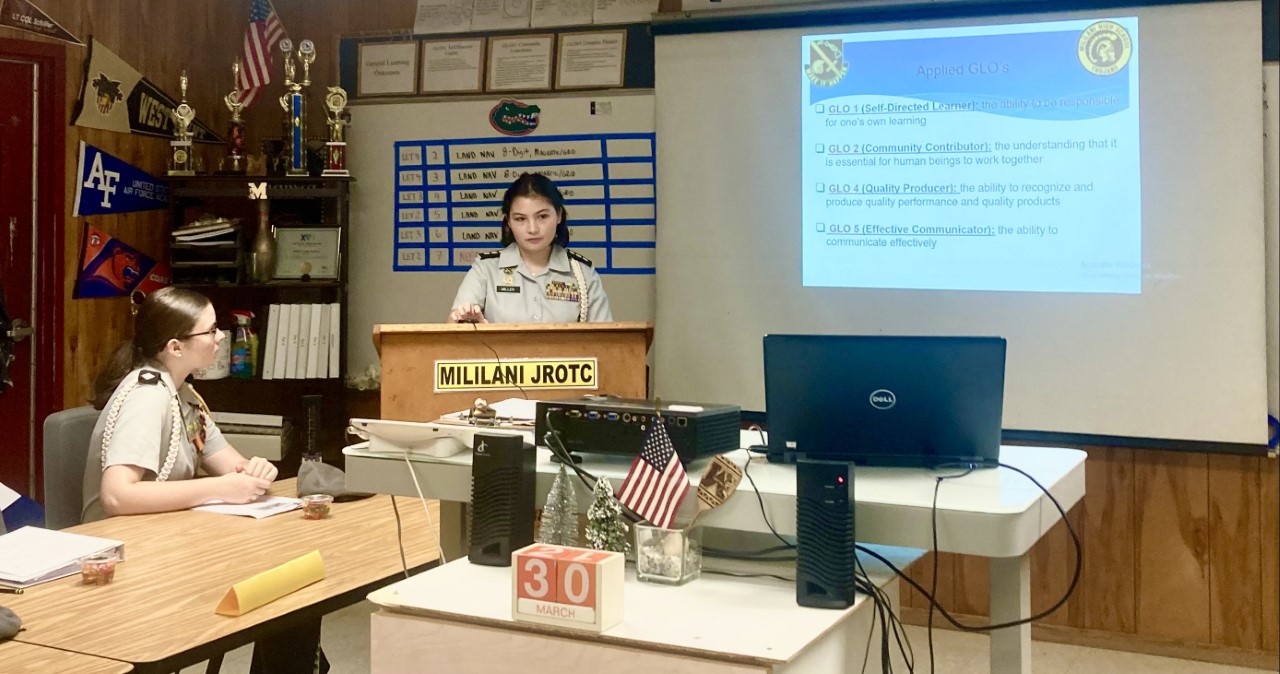 Mililani Army JROTC scores highest during the JROTC Program of ...