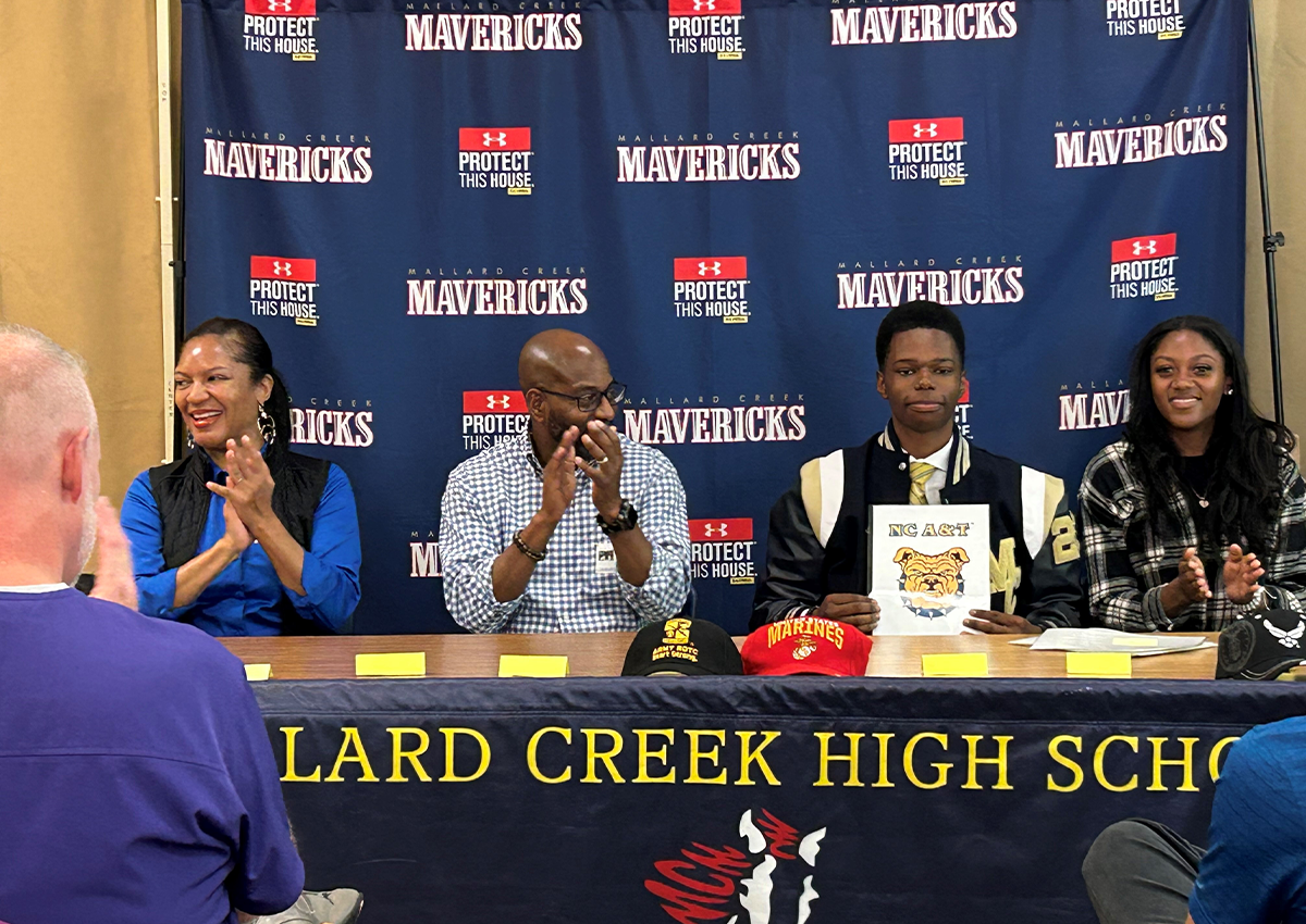 Mallard Creek High School Hosts their Second Annual Military Signing ...