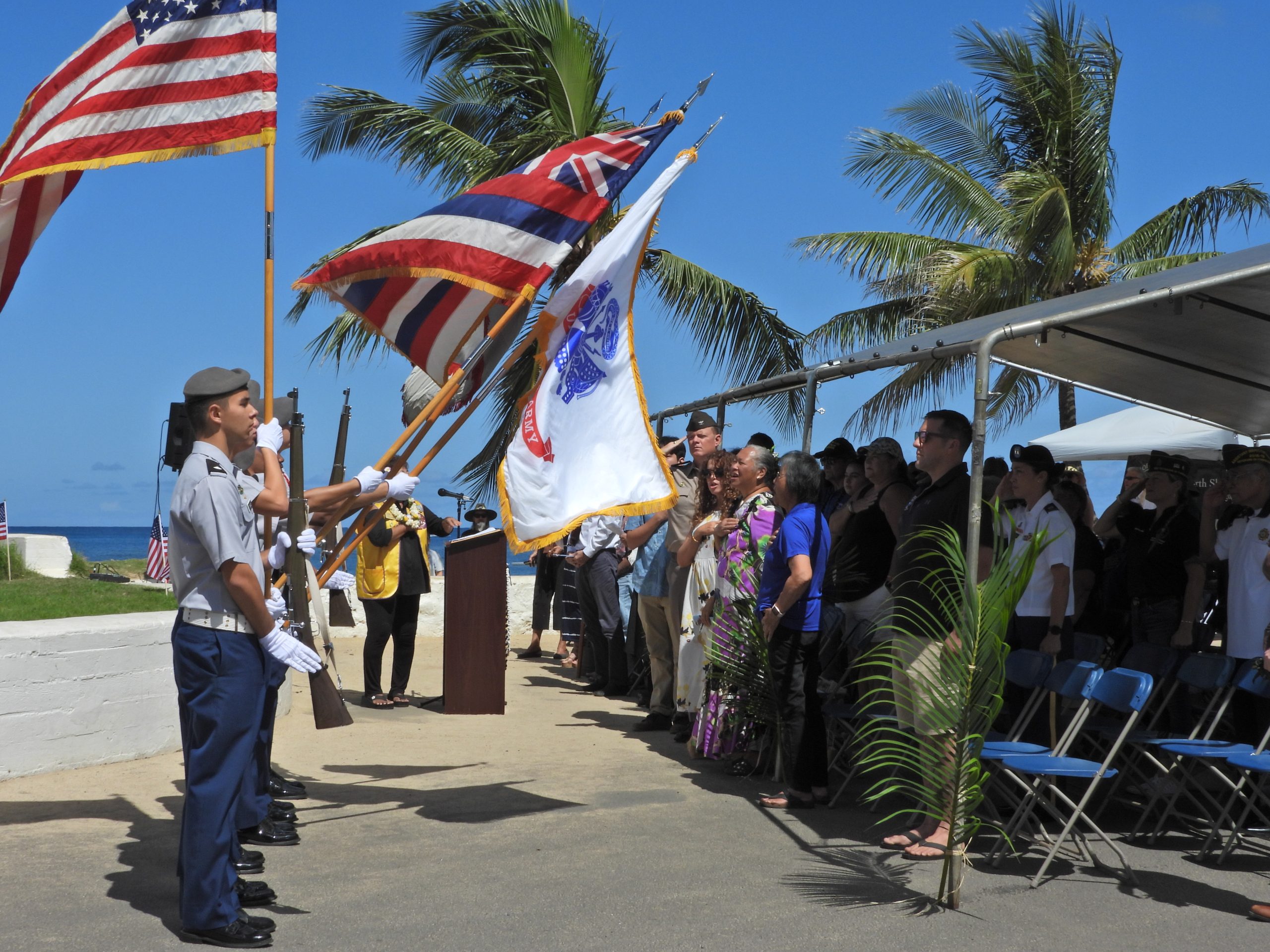Mililani Army JROTC Participates With The Memorial Day Obsevance At The ...