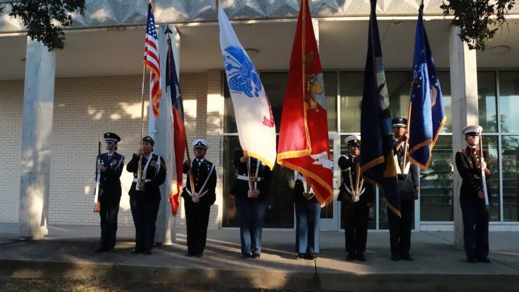 University High School JROTC Joint Color Guard Presents the National ...