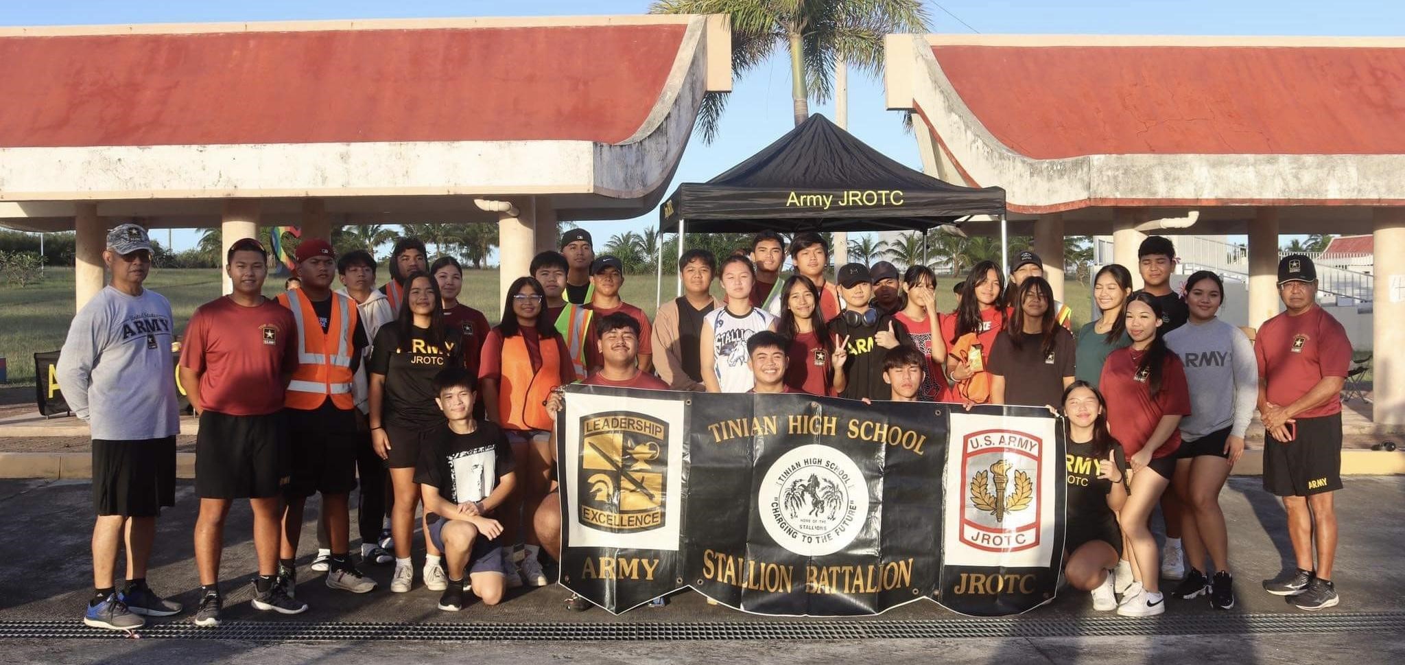 Tinian High School Army JROTC Hosts 5K Run, Walk, and Wheel – USARMYJROTC