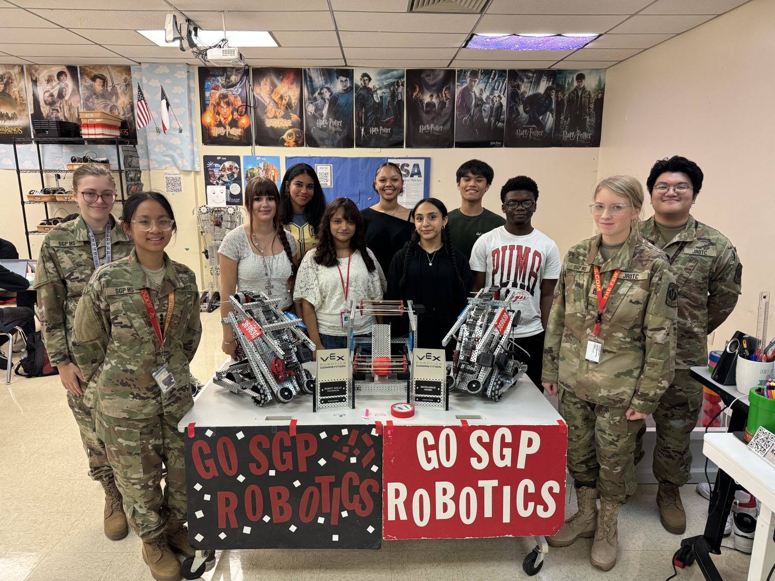 South Grand Prairie High School: JROTC Taking It To The Next Level – VEX Robotics Style ...